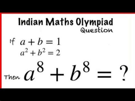 INDIA MATH OLYMPIAD PROBLEM A NICE ALGEBRA CHALLENGE YouTube