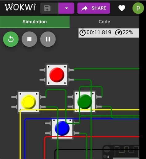 tetris esp32 nodemcu simulator wokwi jurnalku by fajar himawan
