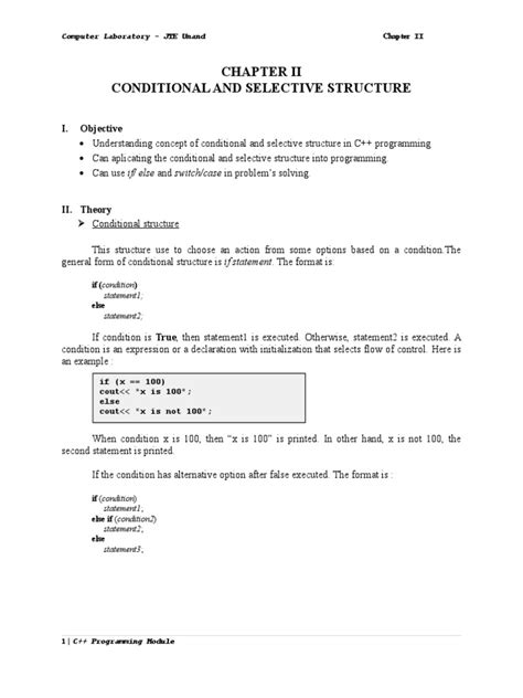 Chapter Ii Pdf Control Flow Computer Engineering