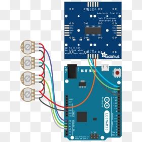 Arduino Uno As Isp Wiring Diagram For Burning The Arduino HD Png