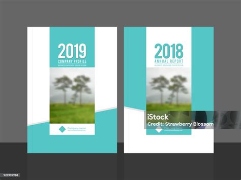 연례 보고서 및 회사 프로필 잡지 전단지 또는 소책자에 대 한 디자인 서식 파일을 커버 기업 비즈니스 브로슈어 서식 파일 레이아웃입니다 A4와 그라디언트 메쉬 커버 벡터
