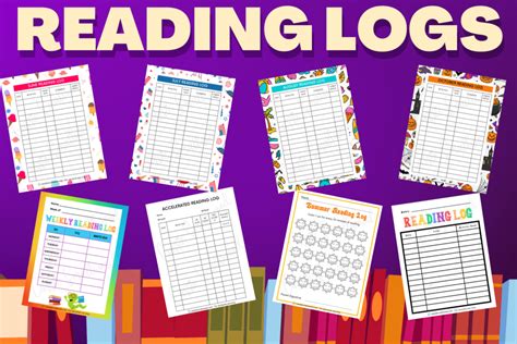 17 Cute Reading Logs {free Printable} Cassie Smallwood