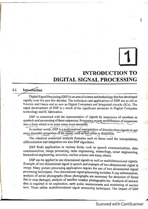 Chapter 2 Dsp Dsp 1 Introduction To Digital Signal Processing 1
