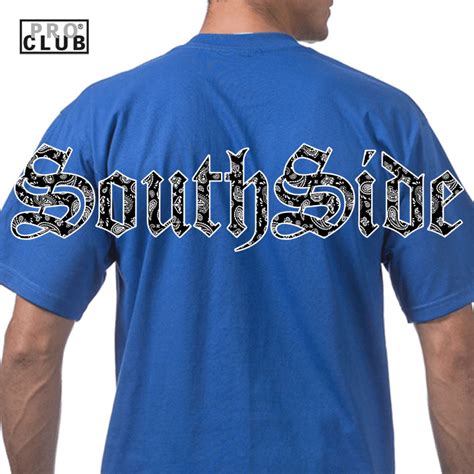 Pro Club Bandana Southside Tee Royal