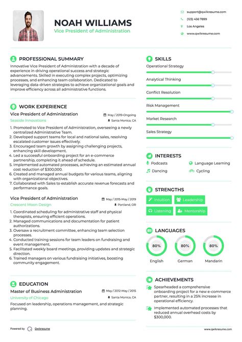 10 Vice President Of Administration Resume Samples And Templates For 2026