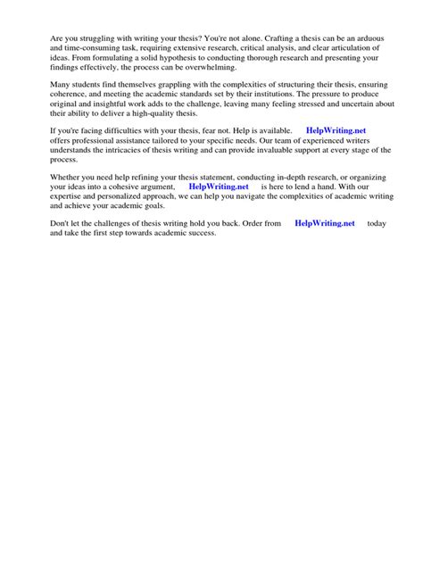 Thesis And Hypothesis Examples Pdf Hypothesis Experiment