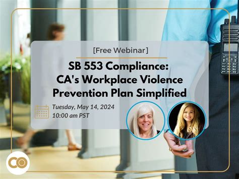 Sb 553 Compliance Cas Workplace Violence Prevention Plan Simplified
