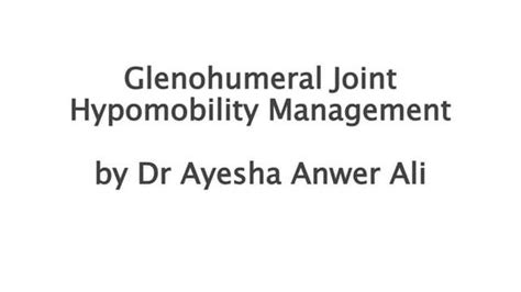 Upper Limb Orthotic Orthotics Describing About The Splints Ppt