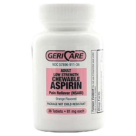 Medical Purchasing Solutions Aspirin Chewable Tablets