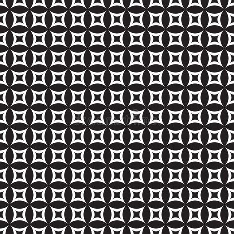 Geometric Seamless Pattern With Intersecting Lines Grids Cells Criss