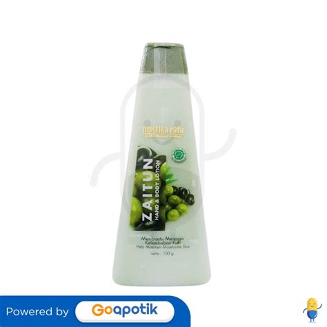 Mustika Ratu Zaitun Hand And Body Lotion Botol 150 Gram Botol Kegunaan