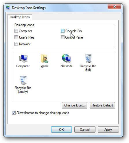 How To Find Empty Recover Recycle Bin In Windows 7