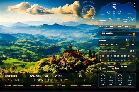Premium Vector Weather Forecast App Ux Ui Design