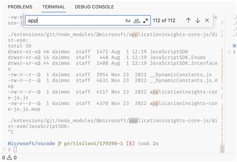 Terminal Find Highlights Arent Correct · Issue 189600 · Microsoft