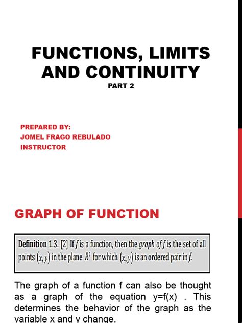 Module 11 Functions Limits And Continuity Part 2 Pdf Function Mathematics Exponential