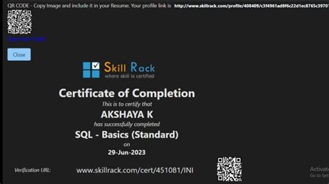 Akshaya Karthikeyan On Linkedin Skillrack