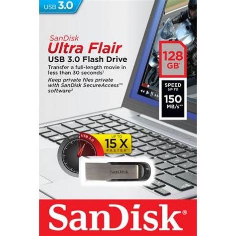 SanDisk 128GB Ultra Flair USB 3 0 Flash Drive Tabal Ng Tabal Ng