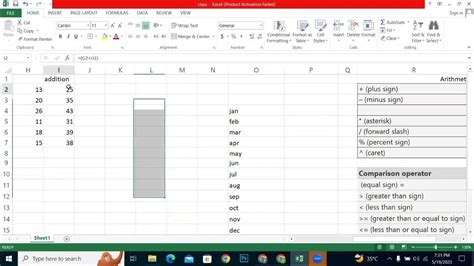 Excel Class Youtube