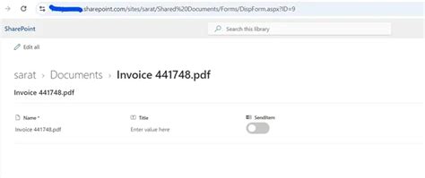 How To Open A Specific Items Edit Form In Sharepoint Document Library Using Url Redirection