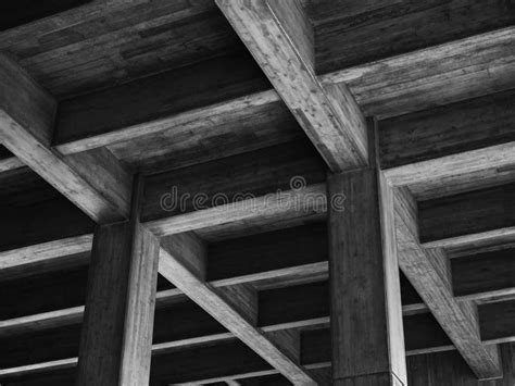 Columns And Beams Concrete Structure Building Industry Architecture
