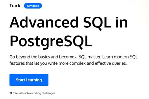 7 Best Online Advanced Sql Training Courses To Learn In 2024