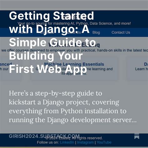 Django Webdevelopment Python Codingforbeginners Techguide