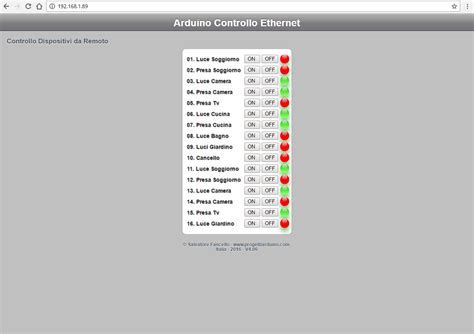 Arduino Ethernet Shield Domotica Controllo Pin Artofit