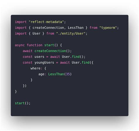 Typeorm — Getting Started Typeorm Is An Orm That Built Top On By