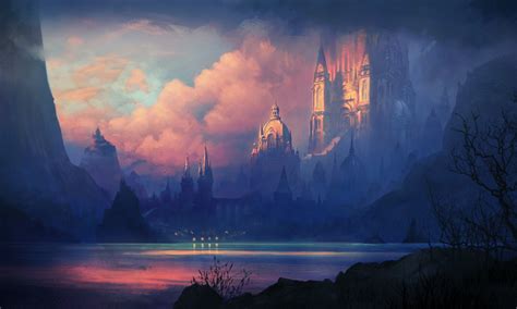 배경 화면 구름 분위기 하늘 세계 자연 Natural Landscape 식물 황혼 조명 물줄기 대기 현상