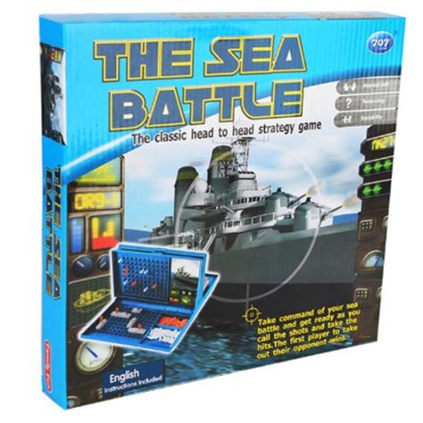 The Sea Battle 2 Player Battleship Strategy Board Game Buyonpk