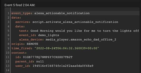 Actionable Notifications Via Alexa Media Player Custom Integrations