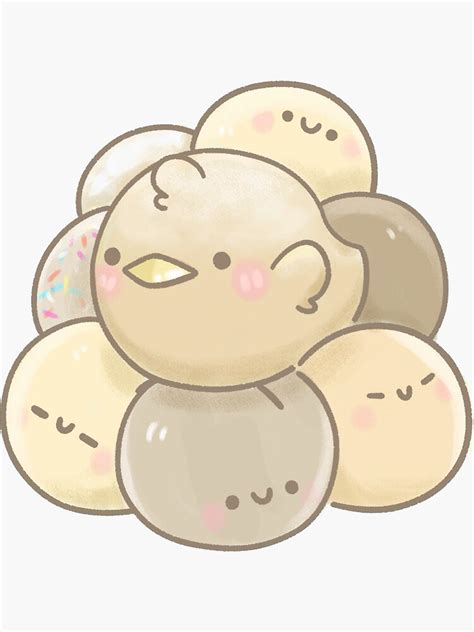 Bird Timbit Disguise Sticker For Sale By Chocopeanuts Redbubble