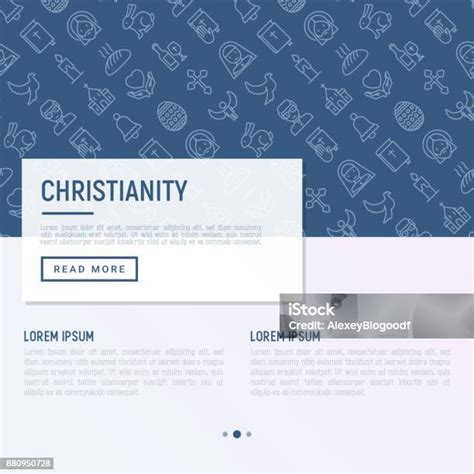 신부 수녀 십자가 교회의 얇은 선 아이콘으로 기독교 개념 예수 성경 비둘기 배너 웹 페이지 인쇄 매체에 대 한 벡터 일러스트 개념에 대한 스톡 벡터 아트 및 기타 이미지