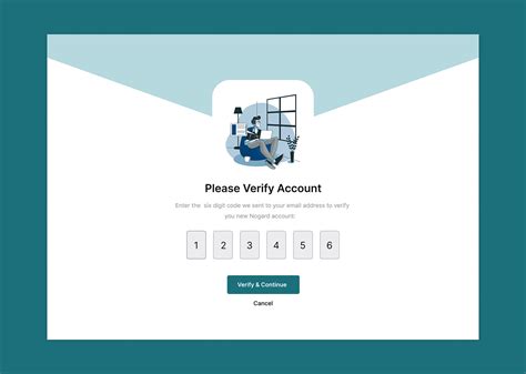 OTP Verification Website Ui Design Behance