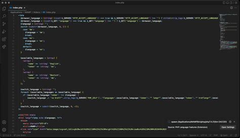 Php On Vs Code Spawnapplicationsmampbinphpphp7421bin Eacces Microsoft Qanda