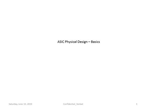 Asic Full Flow Basics Vlsi Guru