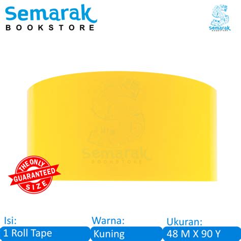 Daimaru Opp Tape Lakban Pengemasan 48 Mm X 90 Y Kuning [1 Roll] Lazada Indonesia