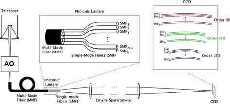 Schematic Layout Of Our Spectrograph Concept A Photonic Lantern Download Scientific Diagram
