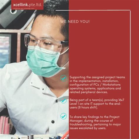 Xcellink Pte Ltd On Linkedin It Support Engineer