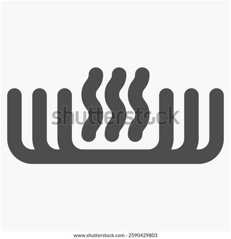 Heatsink Simple Computer Hardware Icons Stock Vector Royalty Free 2590429803 Shutterstock