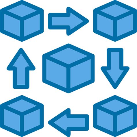 Blockchain Generic Blue Icon
