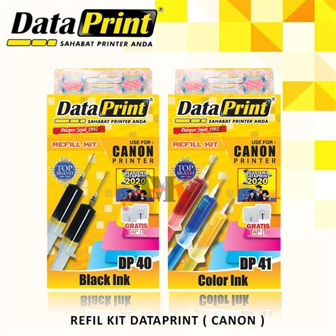Jual Tinta Suntik Refill Kit Dataprint Printer Canon Black Dp Color Dp Tinta Refil