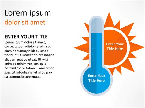Hot Temperature PowerPoint Diagram Slide Hot Temperature Diagram Diagram For PowerPoint