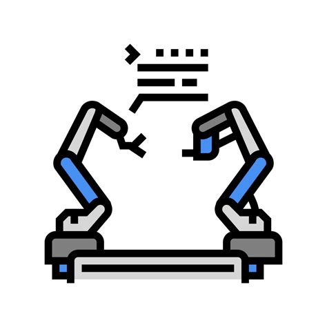 Pre Programmed Robot Color Icon Vector Illustration 18778410 Vector Art