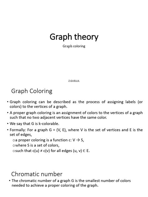 2 Graph Theory Graph Coloring Pdf Vertex Graph Theory