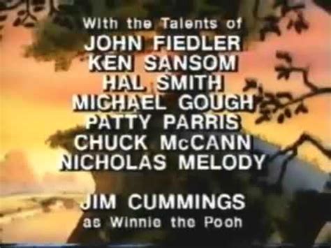 The New Adventures Of Winnie The Pooh Credits Hungarian Youtube
