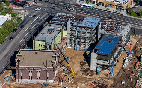 Aerial Photography Construction Of The Micron School Of Business And