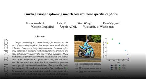 Paper Page Guiding Image Captioning Models Toward More Specific Captions