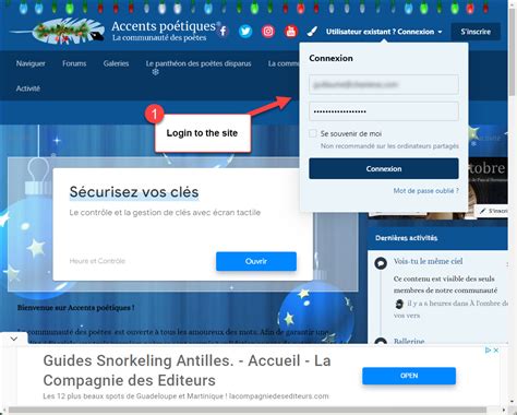 Disconnection Of The Site When Returning To Its Home Page Technical