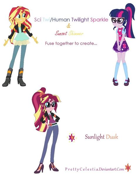 Sci Twi And Sunset Shimmer Fusion By Prettycelestia On Deviantart My